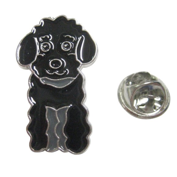 Kiola Designs | Accessories | Black Toned Poodle Dog Lapel Pin | Poshmark